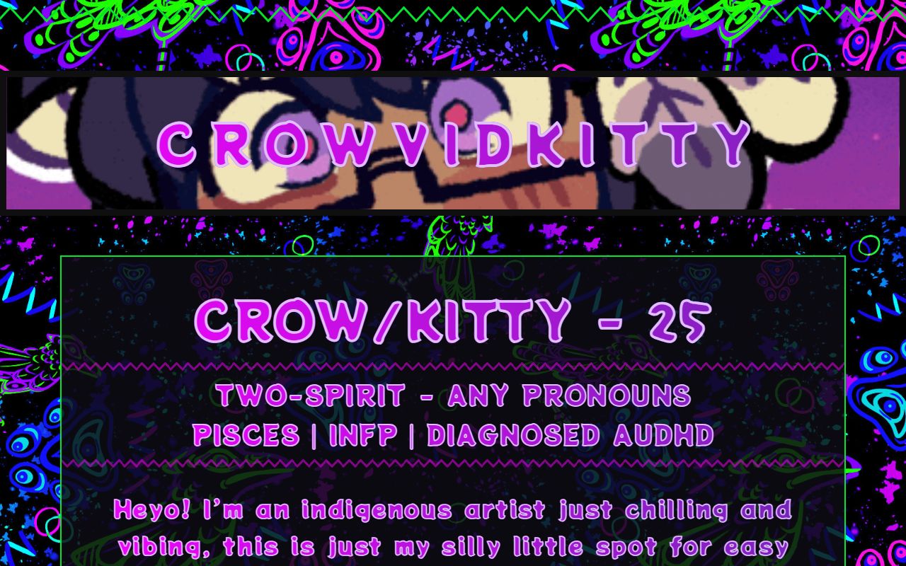 Crowvidkitty's Carrd